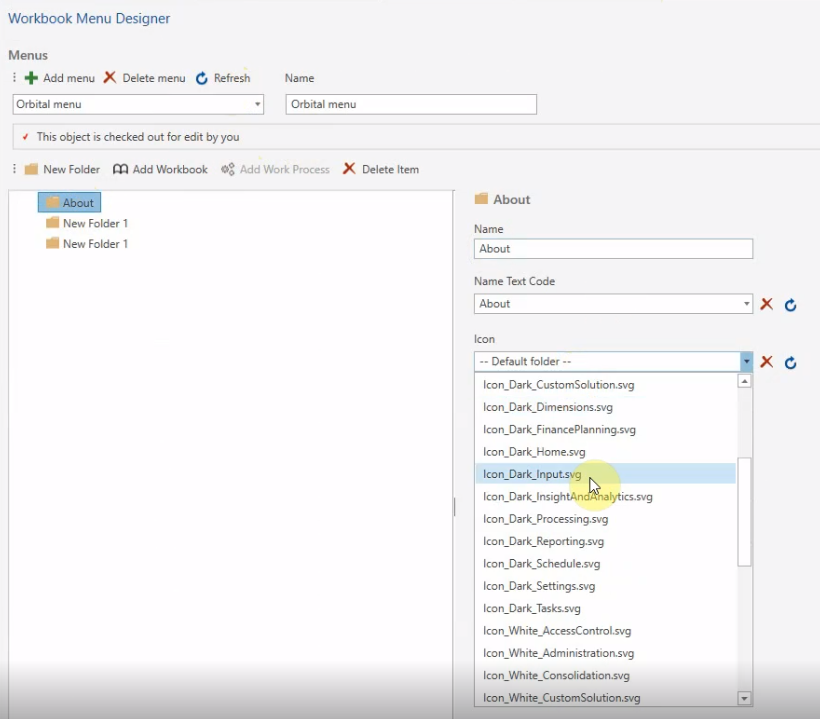 How To Set Up a Workbook Menu | Profitbase Docs
